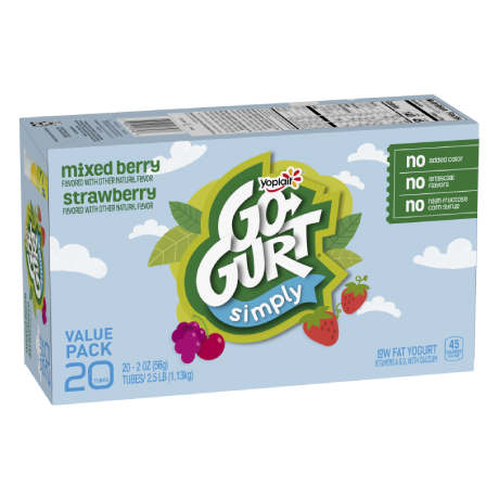 Yoplait Simply Go-GURT Products & Flavors | Kids Yogurt Tubes